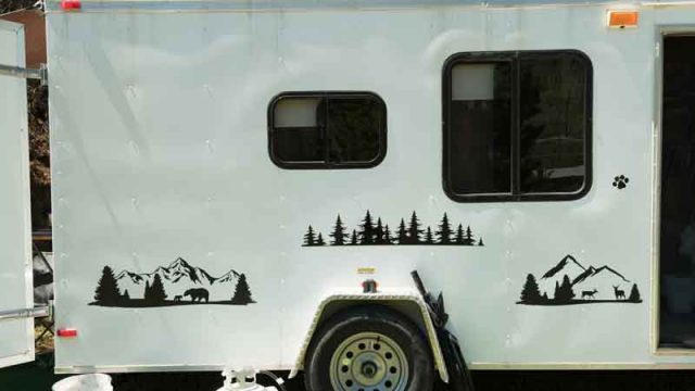 Vinyl Graphics or Decals - Easy Way to Spruce Up the Outside of Camper ...